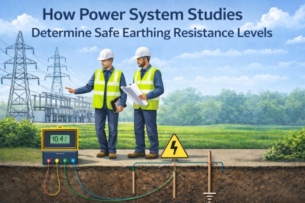 How Power System Studies Determine Safe Earthing Resistance Levels