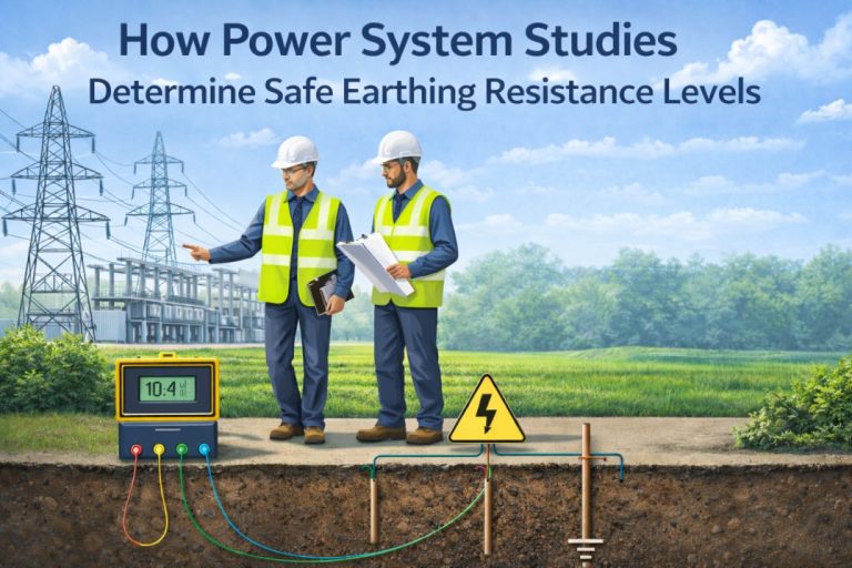 How Power System Studies Determine Safe Earthing Resistance Levels